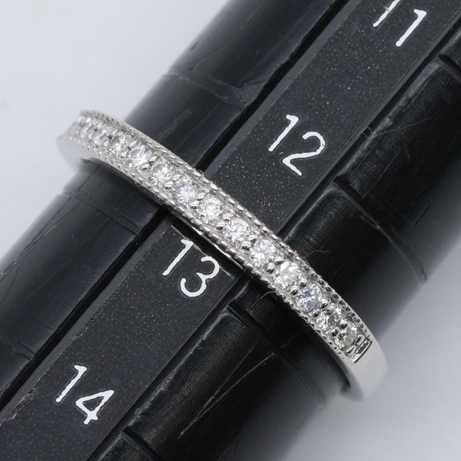 プラチナ Pt ハーフエタニティリング ダイヤ 0.15ct ミル打ち 12号 レディース 中古 新品仕上済 [質イコー] : ポーンショップイコー - 通販 - Yahoo!ショッピング