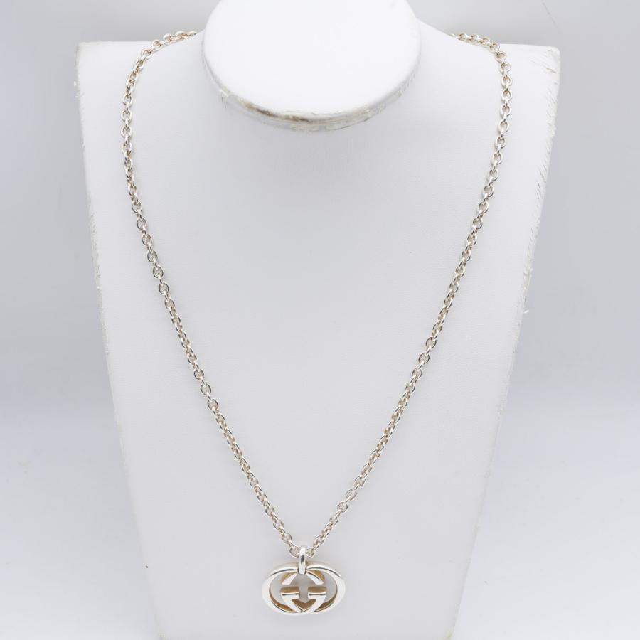 グッチ GUCCI ネックレス インターロッキングG シルバー925 50cm メンズ 中古 美品 [質イコー] : 01gt6j6ffk2957nwz4fvnpg3eq : ポーンショップイ ...