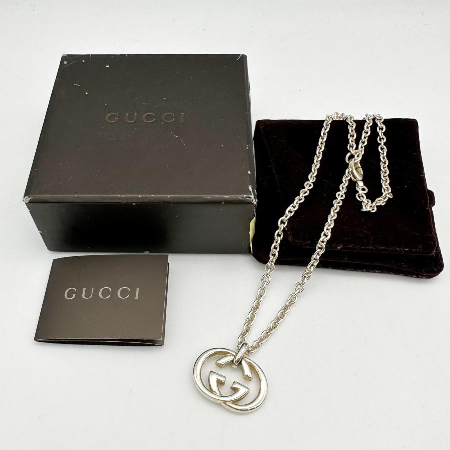 グッチ GUCCI ネックレス インターロッキングG シルバー925 50cm メンズ 中古 美品 [質イコー] : 01gt6j6ffk2957nwz4fvnpg3eq : ポーンショップイ ...