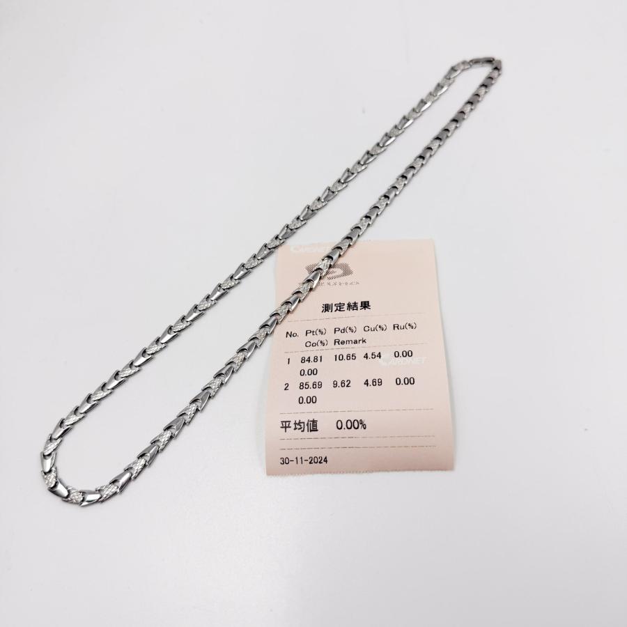 プラチナ Pt850 ネックレス クサビ型チェーン 28.2g 50cm メンズ 中古 [質イコー] : 01jdy5kgcrajpryw5ek48snc7y : ポーンショップイコー ...