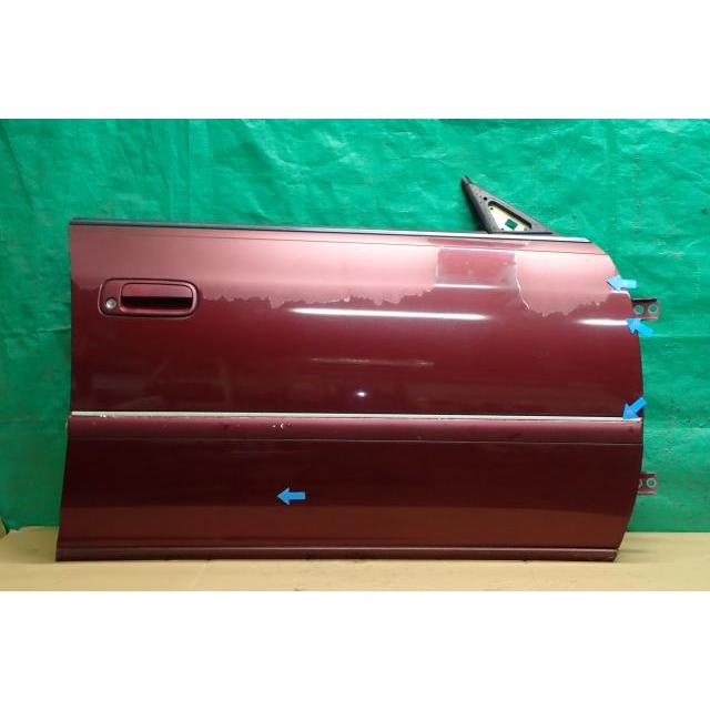 トヨタ マークII JZX100 右フロント ドアパネル パネルのみ 3L4 ワインレッドマイカ 67001-22350 : 有限会社川崎興業 ...
