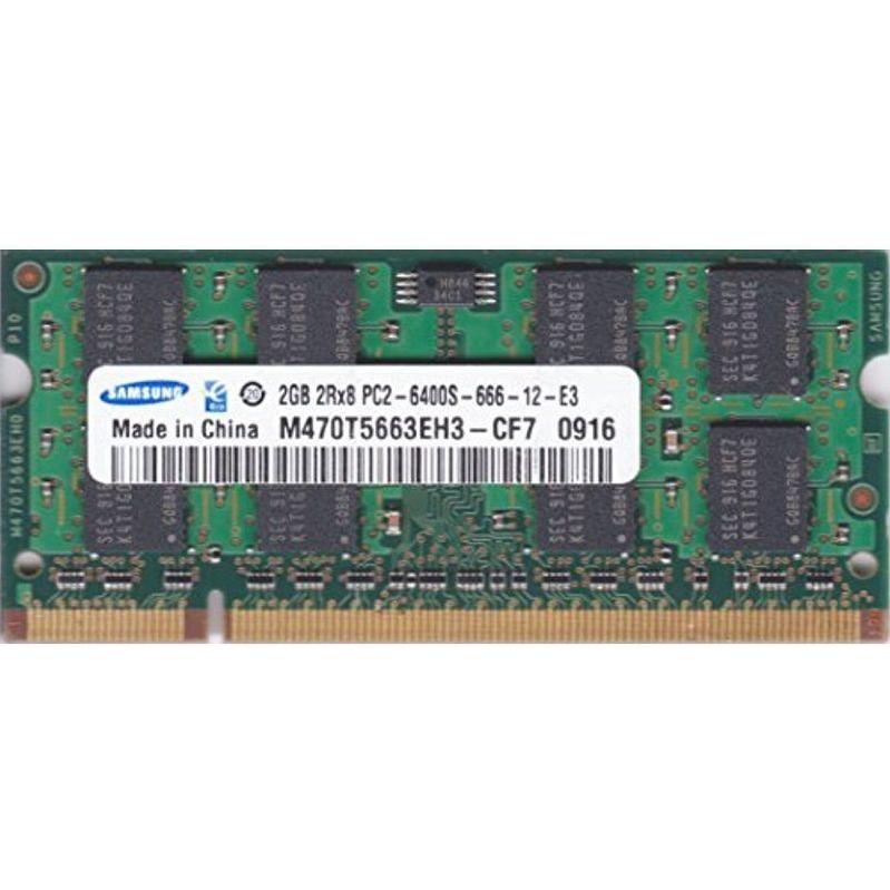 SAMSUNG M470T5663EH3-CF7 2GB DDR2-6400 SO-DIMM ノートPC用 バルク : PCアクロス - 通販 ...