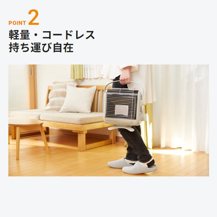 マイ暖 イワタニ カセットガスストーブ ポータブルタイプ CB-STV-MYD3 アイボリー : PCあきんどデジタル館 - 通販 - Yahoo!ショッピング