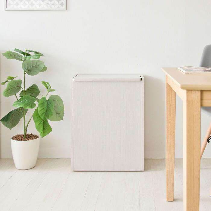 MIYATAKE ゴミ箱 45L 木製 キッチンペール Chere シェール DB-650R-WH ホワイト : db-650r-wh : PCあきんど - 通販 - Yahoo!ショッピング