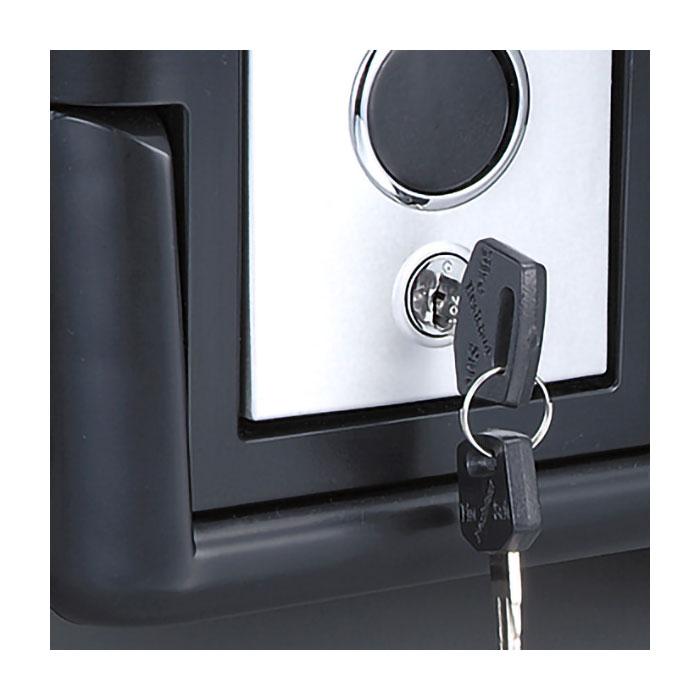 エーコー（EIKO） 耐火防水プロテクターバッグ シリンダー式+ラッチ eiko-2017 シルバー : PCあきんど - 通販 - Yahoo!ショッピング