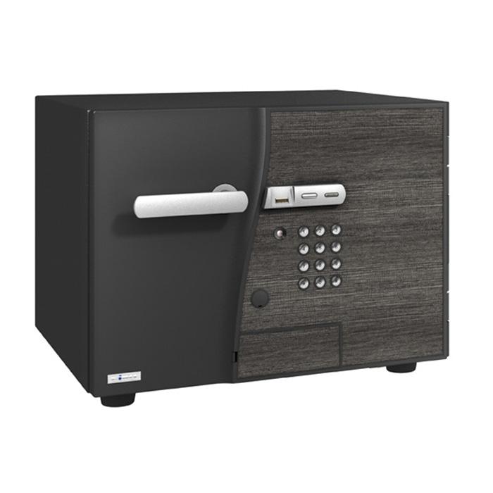 エーコー EIKO インテリアデザイン金庫 D-FACEシリーズ 2マルチロック式 eiko-DFS2-FE レザーブラック : PCあきんど - 通販 - Yahoo!ショッピング