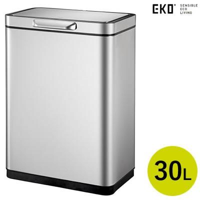 正規販売店 EKO 30L タッチバー式ゴミ箱 イータッチエレクトリックタッチビン EK9180RMT-30L シルバー : PCあきんど - 通販 - Yahoo!ショッピング
