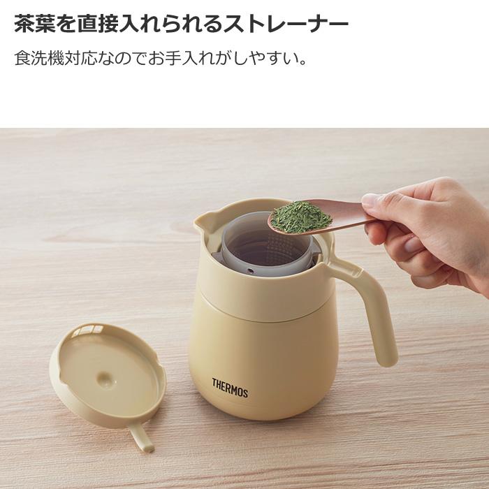 THERMOS（サーモス） 720ml 真空断熱ティーポット ストレーナー付 TTE-700-BE ベージュ : PCあきんど - 通販 - Yahoo!ショッピング