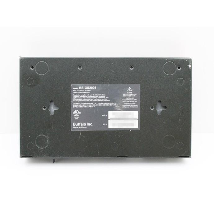 BUFFALO バッファロー BS-GS2008 レイヤー2 Giga スマートスイッチ 8ポート PoEスイッチ Z11H 中古 宅急便コンパクト : PCショップ アトランティック ...