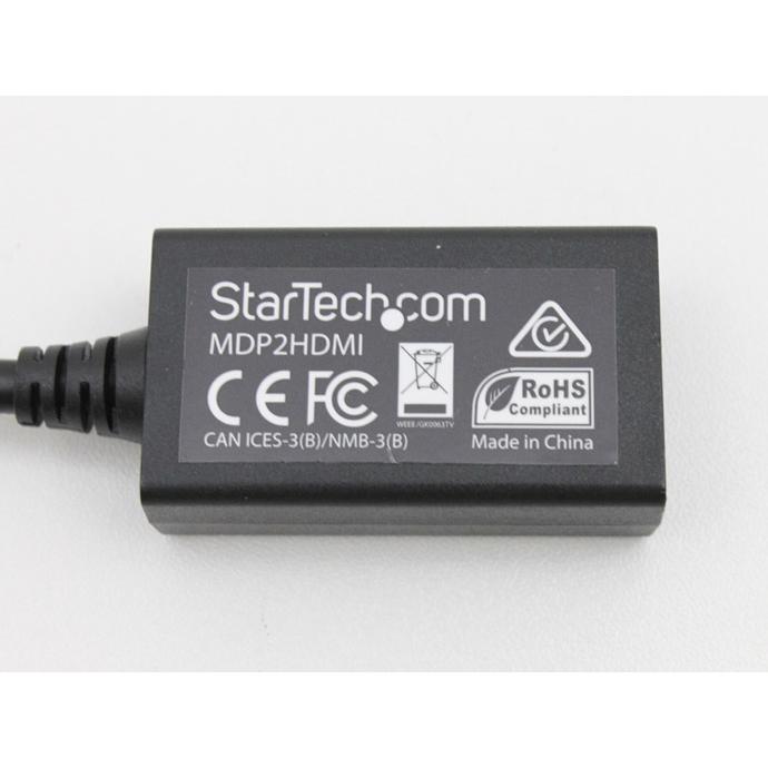 Mini DisplayPort HDMI 変換アダプタ StarTech.com MDP2HDMI 変換ケーブル 代引・日時指定不可 T ...