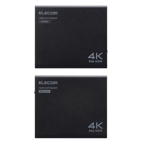 ELECOM VEX-HD4KP1001A HDMIエクステンダー/ PoE対応/ 4K :4549550267298:PC&家電CaravanYU Yahoo!店 - 通販 - Yahoo ...