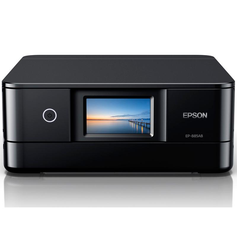 EPSON EP-885AB A4カラーインクジェット複合機/ Colorio/ 6色/ 無線LAN/ Wi-Fi Direct/ 両面/ 4.3型ワイドタッチ… : PC&家電 ...
