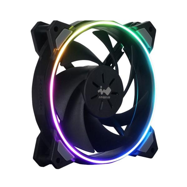 IN WIN Sirius Loop ASL120 ASL120FAN-1PK アドレサブルRGB LED両面搭載 ケースファン 1個パック ...