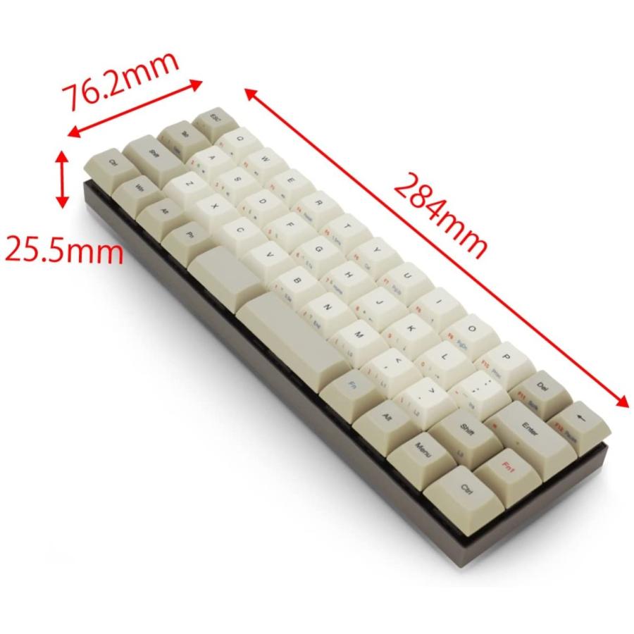 VORTEX CORE メカニカルミニキーボード 英語US配列 47キー Cherry MX クリア軸 VTG47CLRBEG :202008251704:パソコン専門店PC-M - 通販 ...