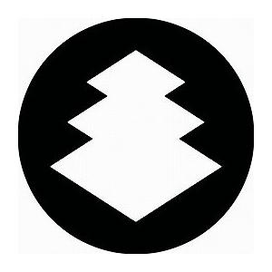 家紋シール 1595_三階菱 直径10cm 2枚セット 丸型 白紋 KS10M-1595W : ks10m-1595w : PC-SUPPLY ...