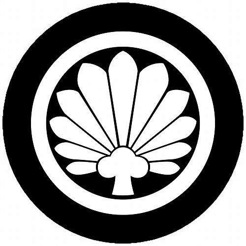 家紋シール 5362_米津羽団扇 直径10cm 2枚セット 丸型 白紋 KS10M-5362W : PC-SUPPLY - 通販 ...