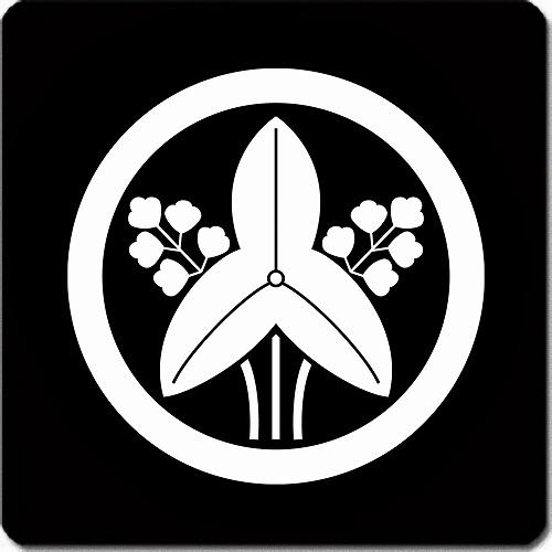 家紋シール 4422_丸に立ち沢瀉 3cm 4枚セット 角型 白紋 KS34-4422W : PC-SUPPLY - 通販 - Yahoo!ショッピング