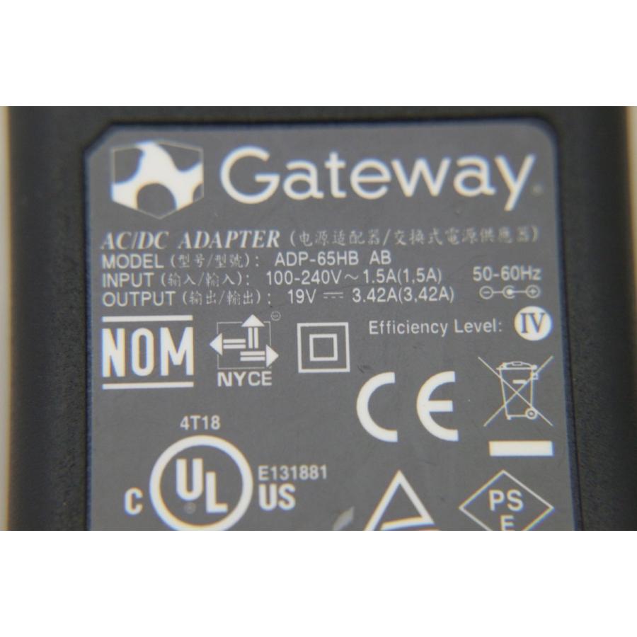 Gateway ノートパソコン用ACアダプタ 19V-3.42A ADP-65HB AB 【E2973】 : e2973 : パソコントラブル ...