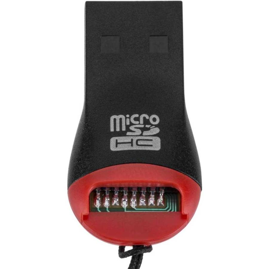microSD-USB2.0変換カードリーダー 32GBまで対応 USB 2.0 メモリ / メモリカード 変換 USB microSD ...