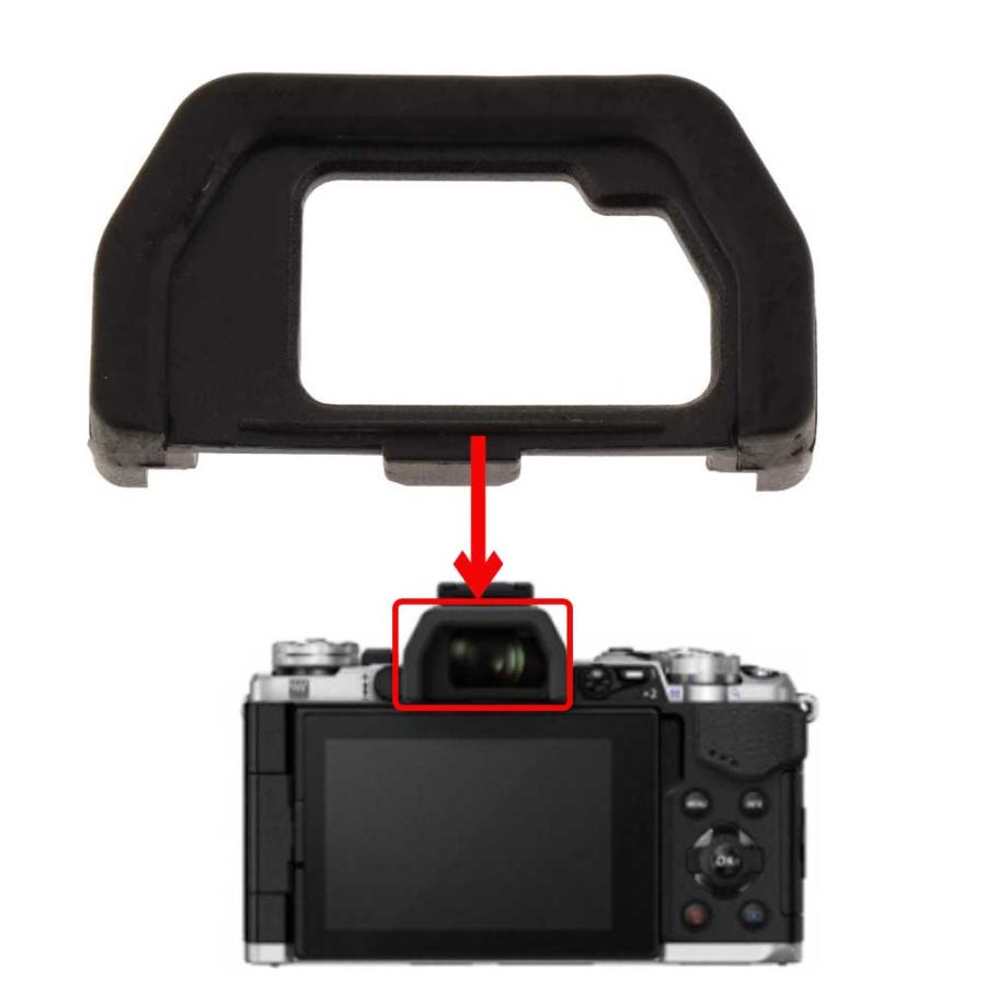 【送料無料】Olympus EP-15 交換用 カメラファインダーアイカップ Olympus OM-D E-M10 E-M5 Mark III II 対応 : pcastore - 通販 ...