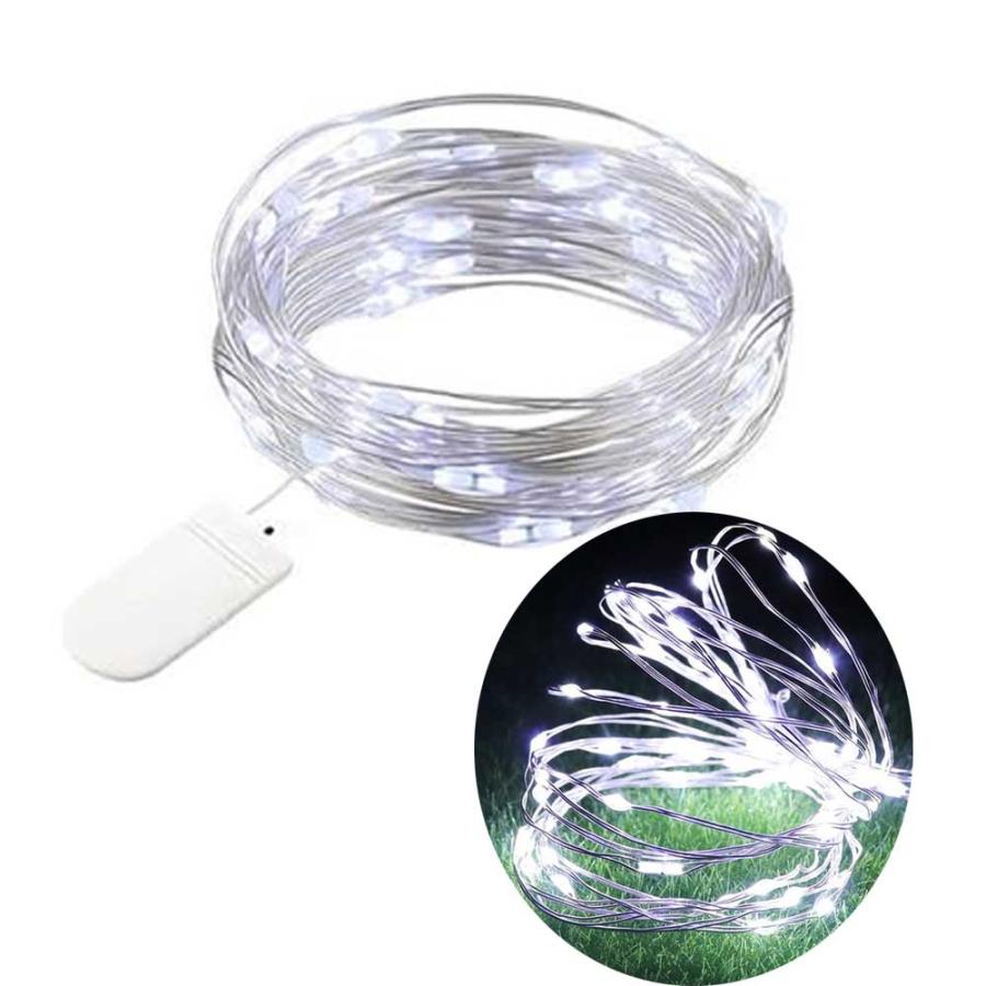 イルミネーションライト LED 防水 1m 10LED ボタン電池式 柔軟 自由自在 装飾 電飾 クリスマス パーティー 結婚式 ガーデンライト 屋外 屋内 : pcastore - 通販 ...
