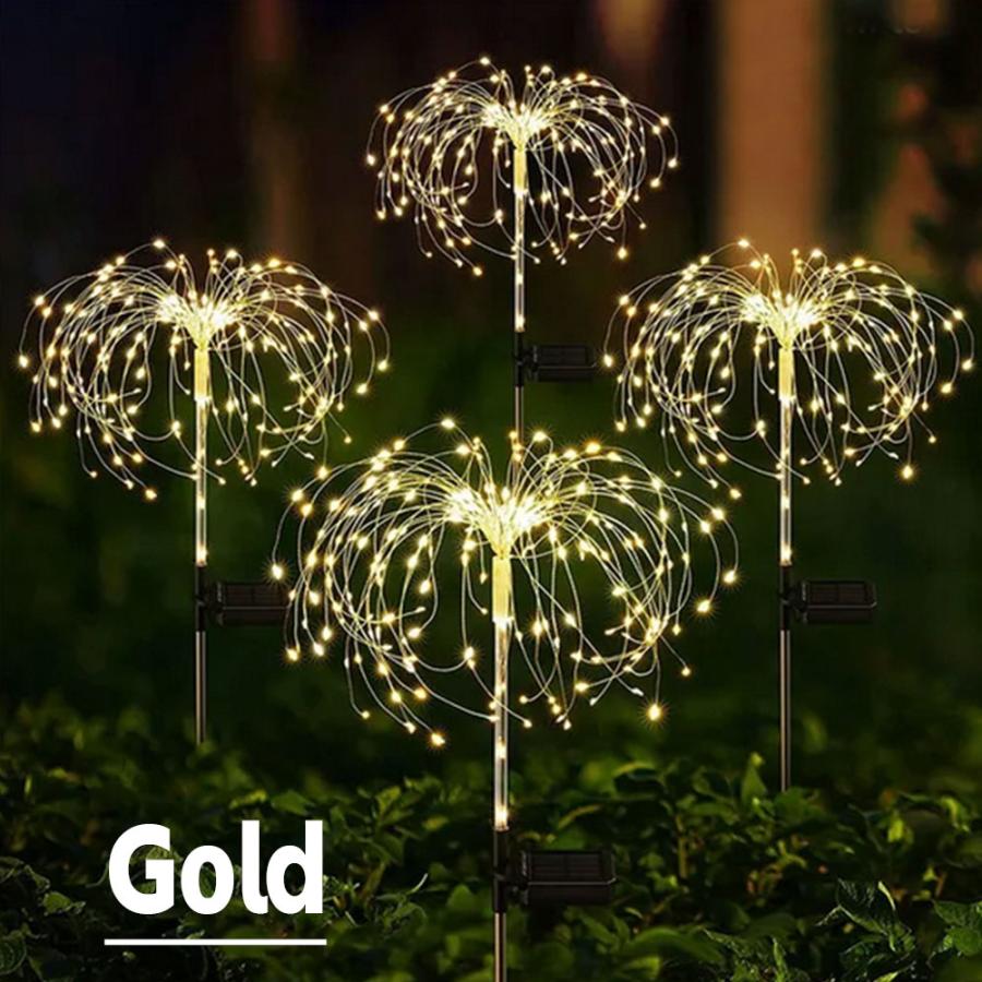ソーラーガーデンライト 花火型 150LED イルミネーションライト LEDストリングライト キャンプ 室外 夜間自動点灯 ガーデンデコレーション :10005524:pcastore ...