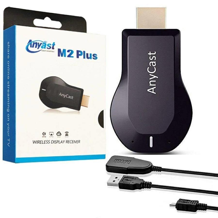 AnyCast M2 Plus HDMI ドングル レシーバー WiFiディスプレイ Miracast/Airplay/DLNA対応 ワイヤレスデイスプレーアダプタ : pcastore ...