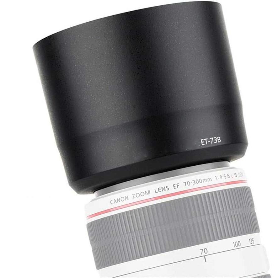 Canon 可逆式 レンズフード 互換品 ET-73Bマウントレンズフードキヤノン EF 70-300mm f4-5.6l IS USM 対応 ...