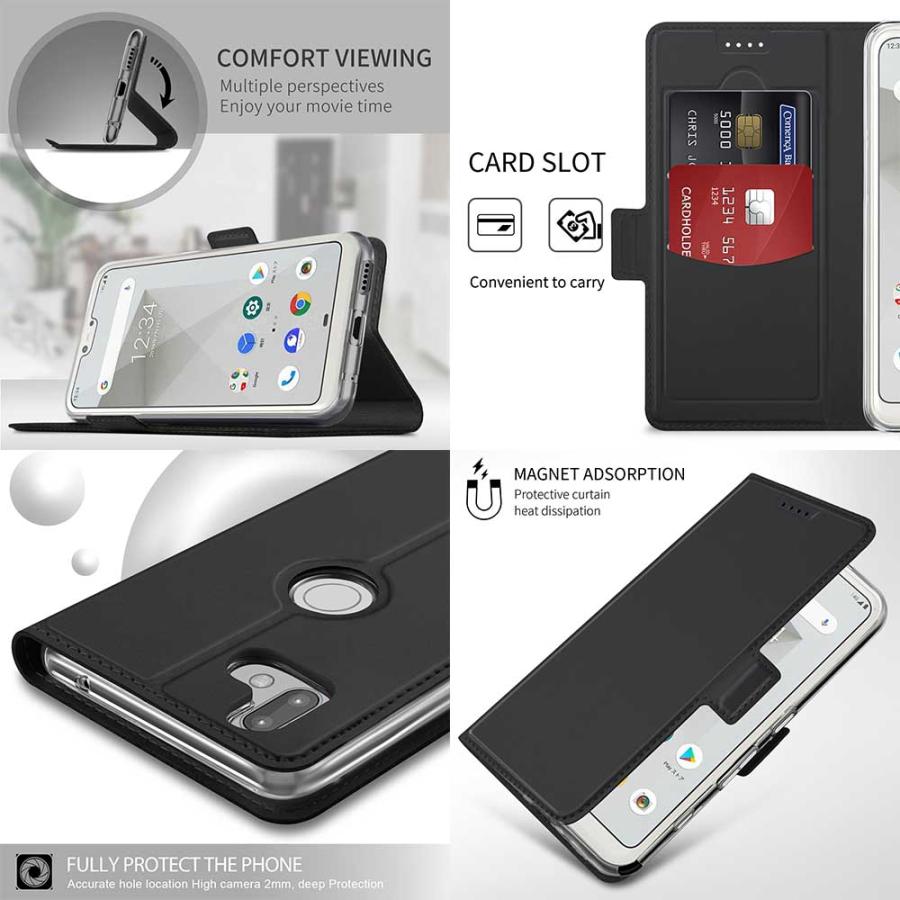 アローズ ケース カバー arrows RX スマホケース 手帳型 マグネット 定期入れ ポケット シンプル :10006771 ...