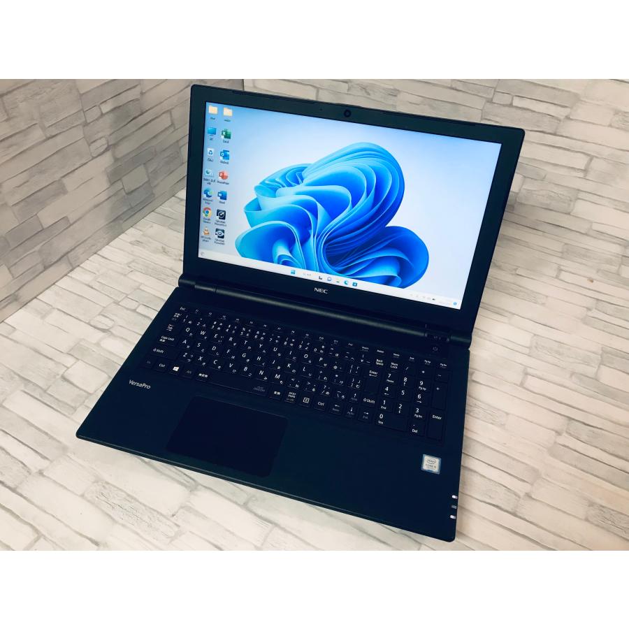 VF Windows11Pro NEC Versapro VF-3 Corei5 7200U ssd256GB メモリ8GB DVDマルチ office2019設定済み ブラック 中古ノート ...