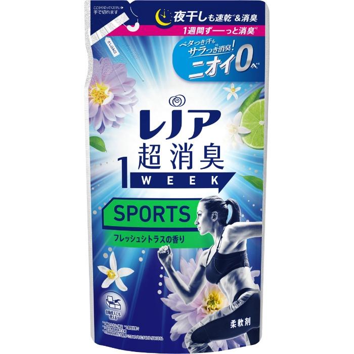 レノア超消臭1WEEK SPORTS フレッシュシトラスの香り つめかえ用 370ml : PCボンバー Yahoo!店 - 通販 - Yahoo!ショッピング