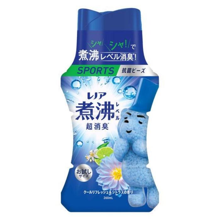 レノア煮沸レベル消臭抗菌ビーズ スポーツ クールリフレッシュ＆シトラスの香り ミニボトル 260ml : PCボンバー Yahoo!店 - 通販 - Yahoo!ショッピング