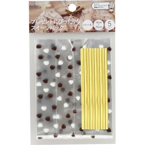貝印 KHS スイーツパック マチ付 ハート 5枚入 DL6347 : PCボンバー Yahoo!店 - 通販 - Yahoo!ショッピング