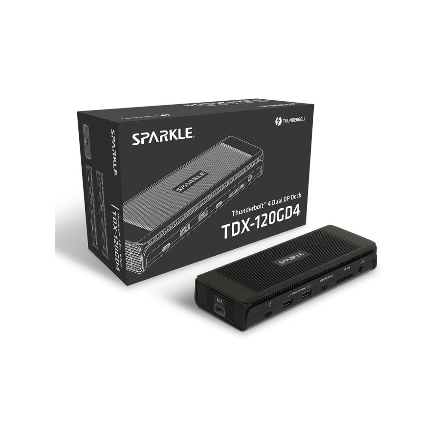 SPARKLE Thunderbolt 4 接続 12-in-1 ACアダプタ付きドッキングステーション Office Dock Pro+TDX-120GD4 : パソコンおまかせ.com ...