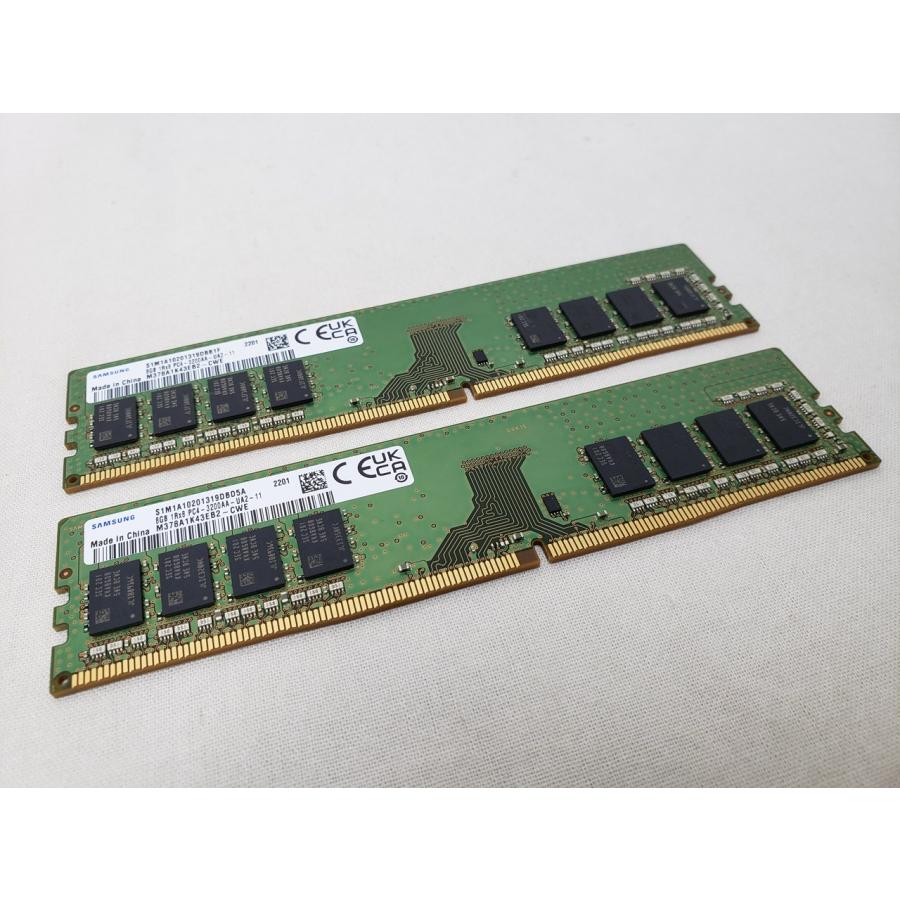 SAMSUNG (中古) PC4-25600(DDR4 3200) 8GB x2 /バルク : PCワンズ - 通販 - Yahoo!ショッピング