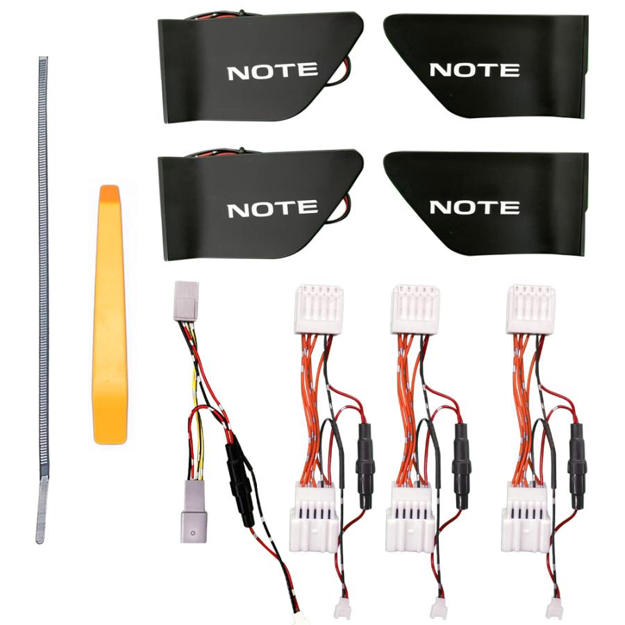 ノートE13 オーラ ニスモ インナーハンドル LEDイルミネーションライト 9色切替式 : note-dh-led : エンラージ商事 ヤフー店 - 通販 - Yahoo!ショッピング