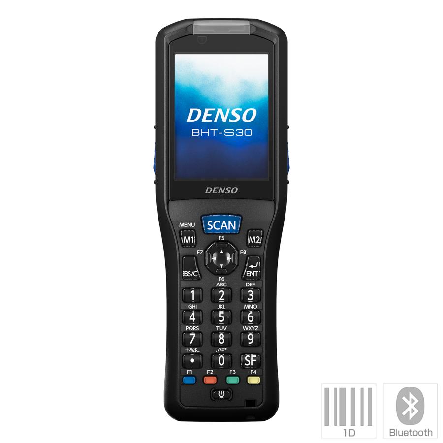 デンソー DENSO ハンディターミナル BHT-S30シリーズ BHT-S30-BW (BHT-OS搭載/Bluetooth+無線LAN ...