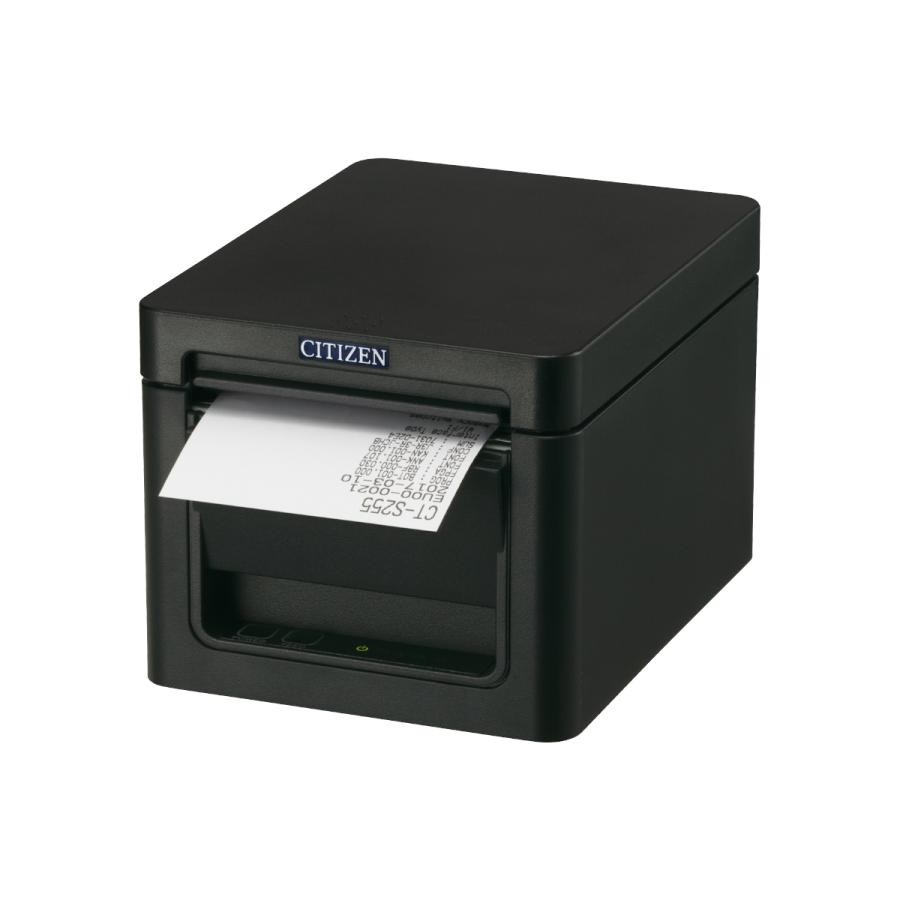 CITIZEN（シチズン） CT-S255ETJ-BK サーマルプリンタ（イーサネット（有線LAN）+USB ブラック）80・58mm幅対応 電源同梱 : POSセンターYahoo!店 ...