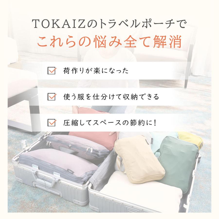 圧縮バッグ 3点セット ファスナー トラベル おしゃれ 旅行用圧縮袋 圧縮 トラベルポーチ 圧縮ポーチ 衣類旅行圧縮 旅行 便利グッズ 圧縮袋 TOKAIZ :80001987:3Q生活館 ...