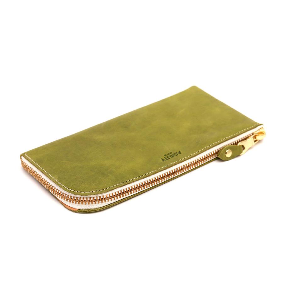 AGILITY（アジリティ） 長財布 L字ファスナー 財布 シンプル 軽量 薄型