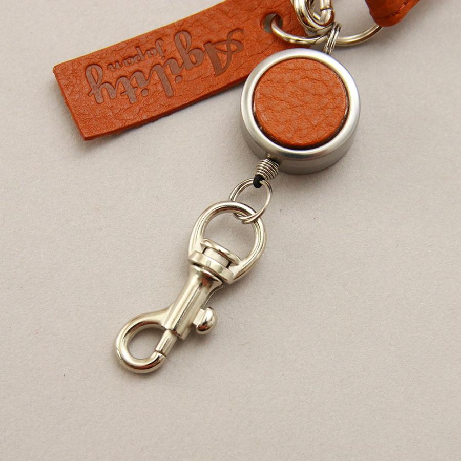 【ネコポス】リール パスケース別売 ストラップ 伸縮 革 AGILITY affa アジリティ アッファ リールストラップ[M便 2/3 ...