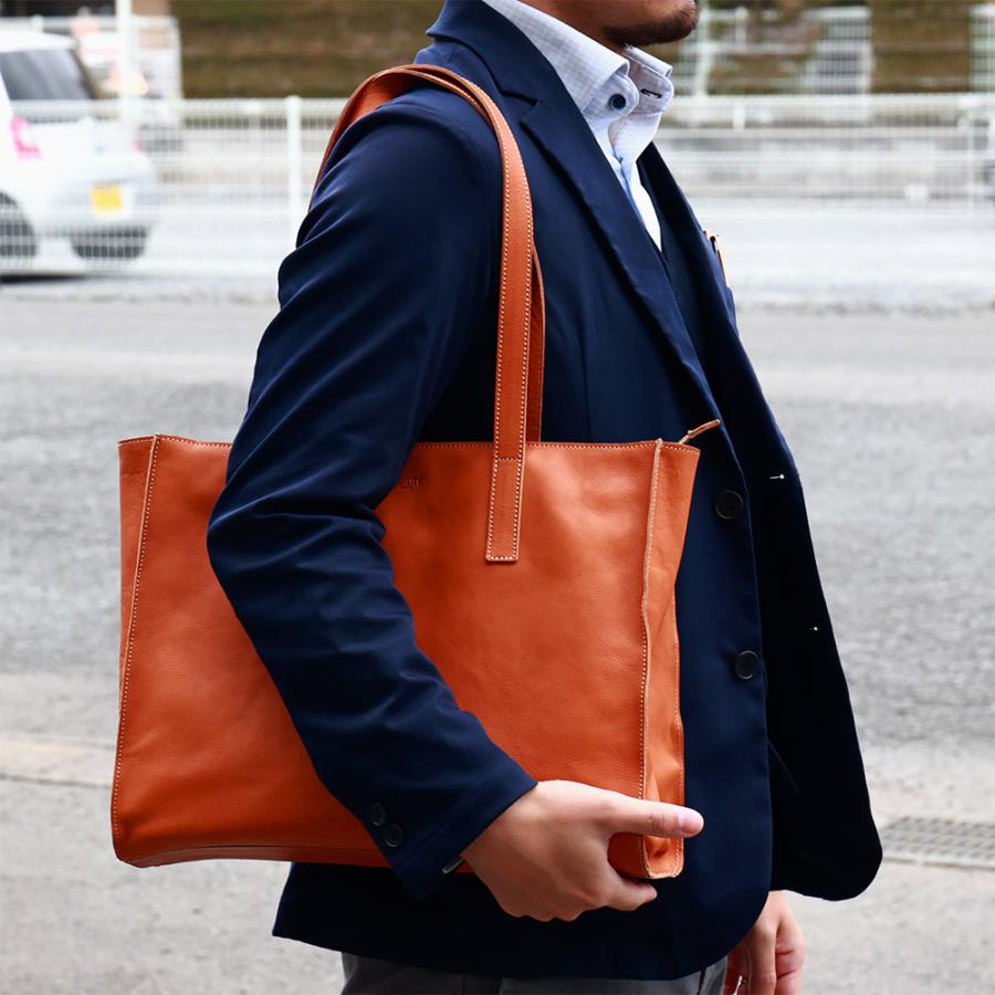 AGILITY トートバッグ レザートート A4 ショッパー ファスナー付き 本革 レザー affa アジリティアッファ シックトート : パドドゥ - 通販 - Yahoo!ショッピング