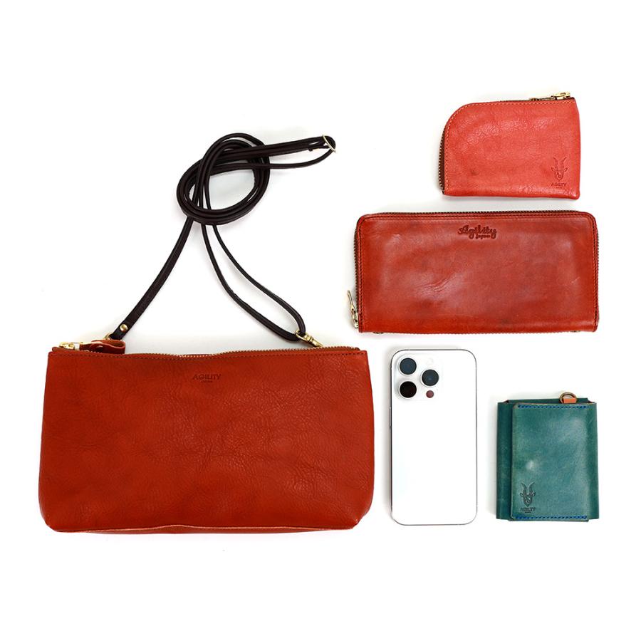 AGILITY（アジリティ） ショルダーバッグ 小さめ コンパクト 横型 斜め