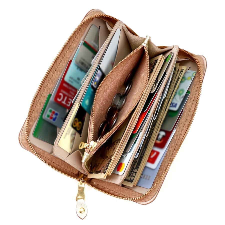 AGILITY（アジリティ） 長財布 ラウンドファスナー 30枚 大容量