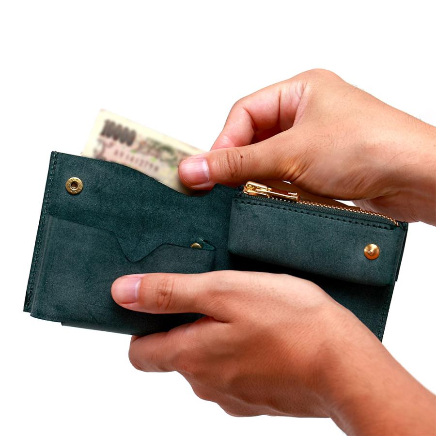 AGILITY 二つ折り財布 二層式 コンパクト 使いやすい 小さい 大容量 カード多い 本革 affa アジリティアッファ ロフトウォレット : パドドゥ - 通販 - Yahoo!ショッピング