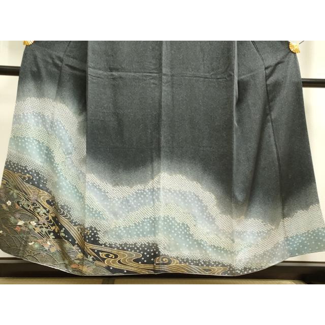 平和屋着物 訪問着 絞り 流水草花文 金彩 正絹 逸品 DAAJ0827cm : 平和屋 - 通販 - Yahoo!ショッピング