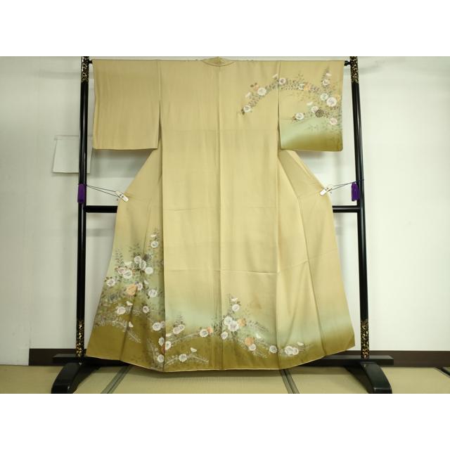 平和屋着物 訪問着 枝花文 暈し染め 金銀彩 正絹 逸品 DAAJ1662ic : 平和屋 - 通販 - Yahoo!ショッピング