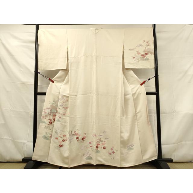 平和屋着物 訪問着 風景籬花文 金彩 正絹 逸品 DAAJ7865fc : 平和屋 - 通販 - Yahoo!ショッピング