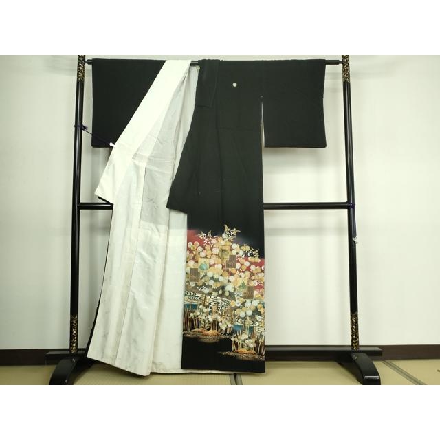 平和屋着物 豪華黒留袖 人物草花文 暈し染め 金彩 正絹 逸品 DAAJ8038cm : 平和屋 - 通販 - Yahoo!ショッピング