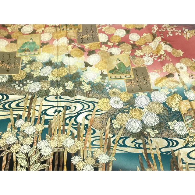 平和屋着物 豪華黒留袖 人物草花文 暈し染め 金彩 正絹 逸品 DAAJ8038cm : 平和屋 - 通販 - Yahoo!ショッピング